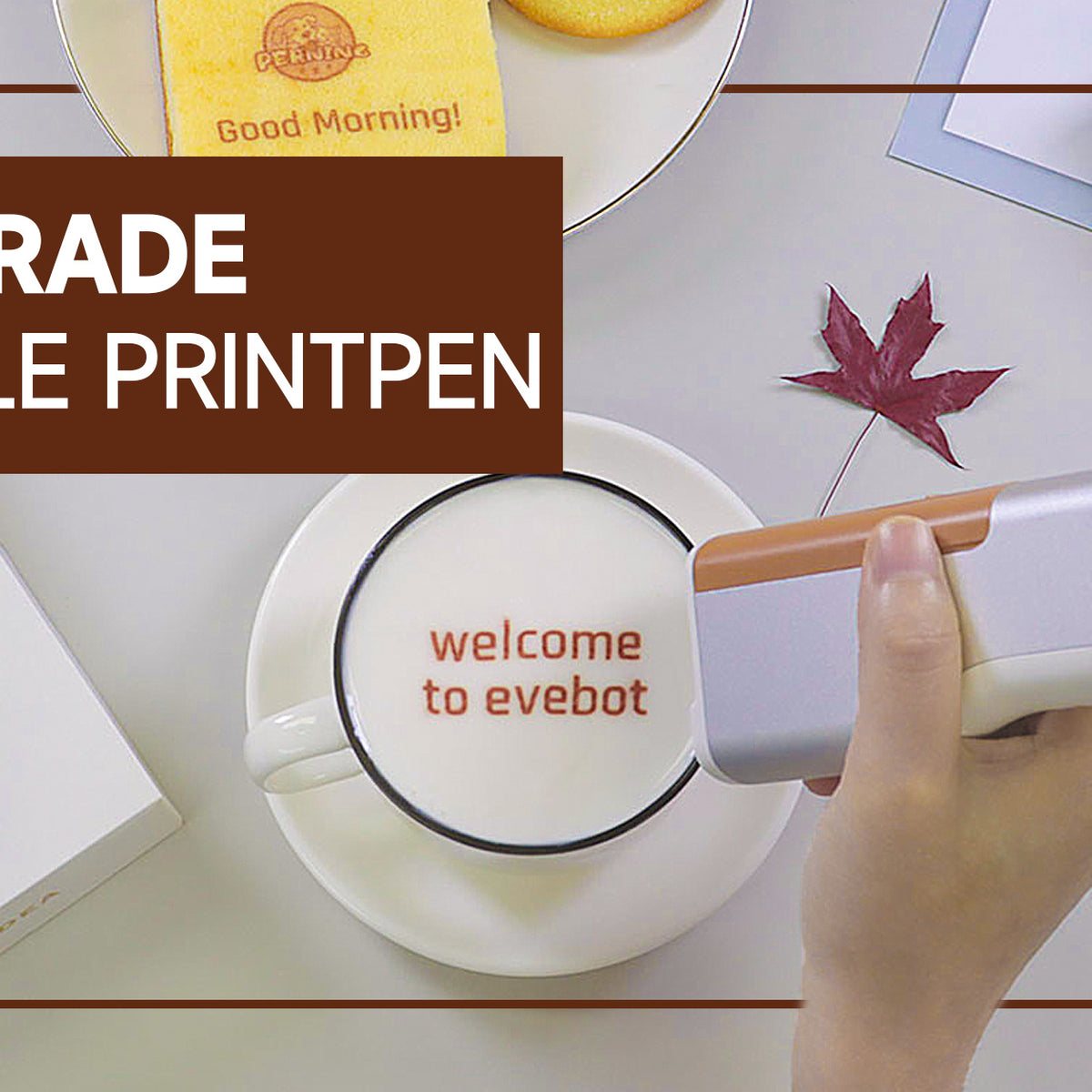 食品級便攜式 PrintPen 創造無限可能 – Evebot